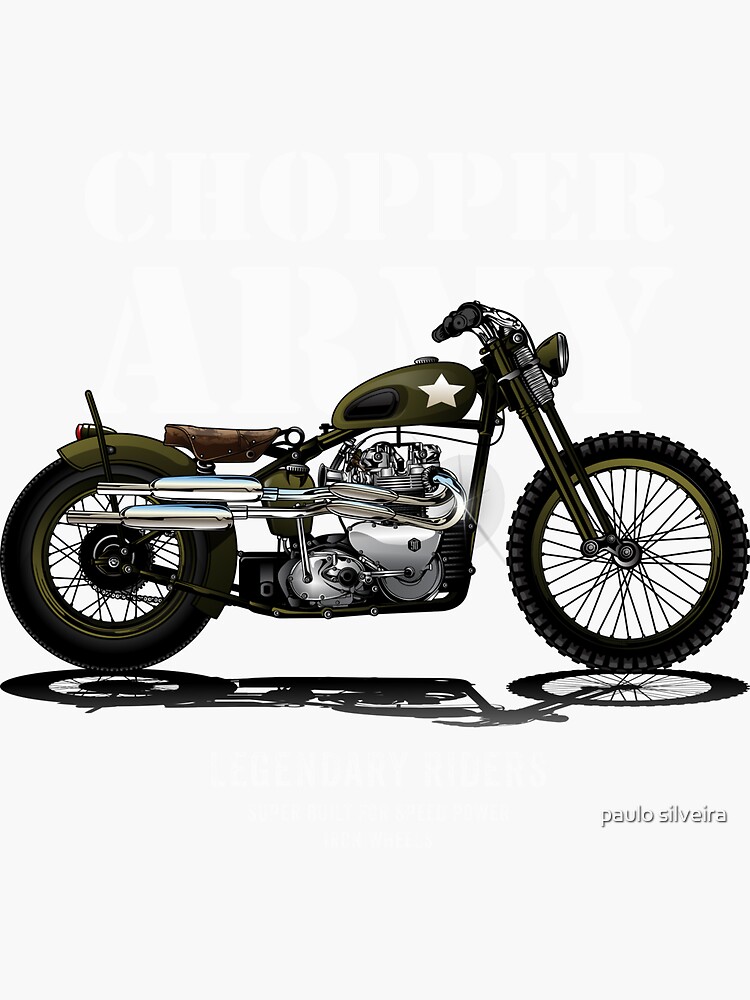 "Motorcycle clothing, custom army choppers for military bikers ...