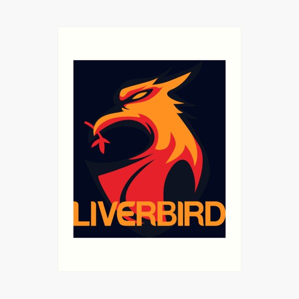 "Liverbird logo" Art Print for Sale by nudimsign | Redbubble