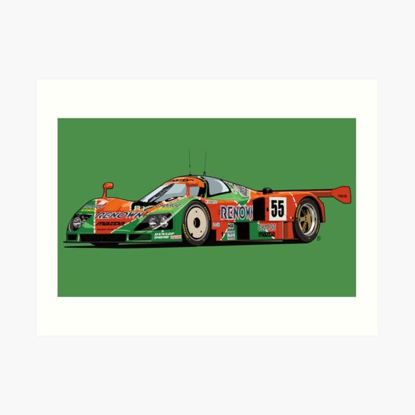 Mazda 787b Wall Art | Redbubble
