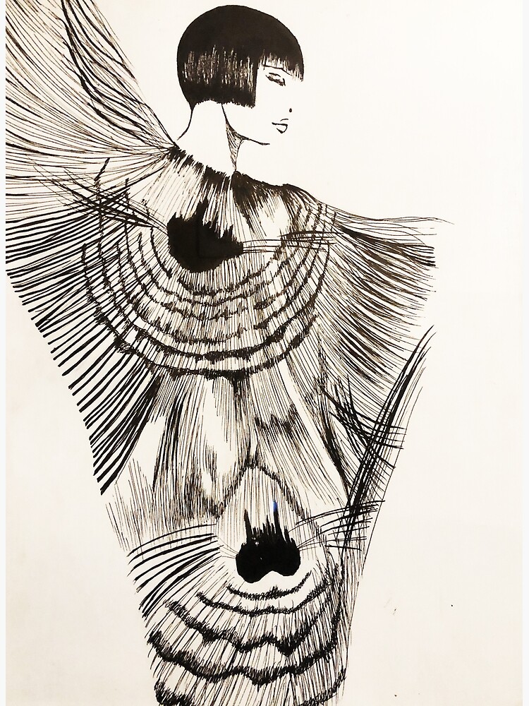 "Valentina di Crepax Peacock Dress" Art Print for Sale by SomKaArt ...