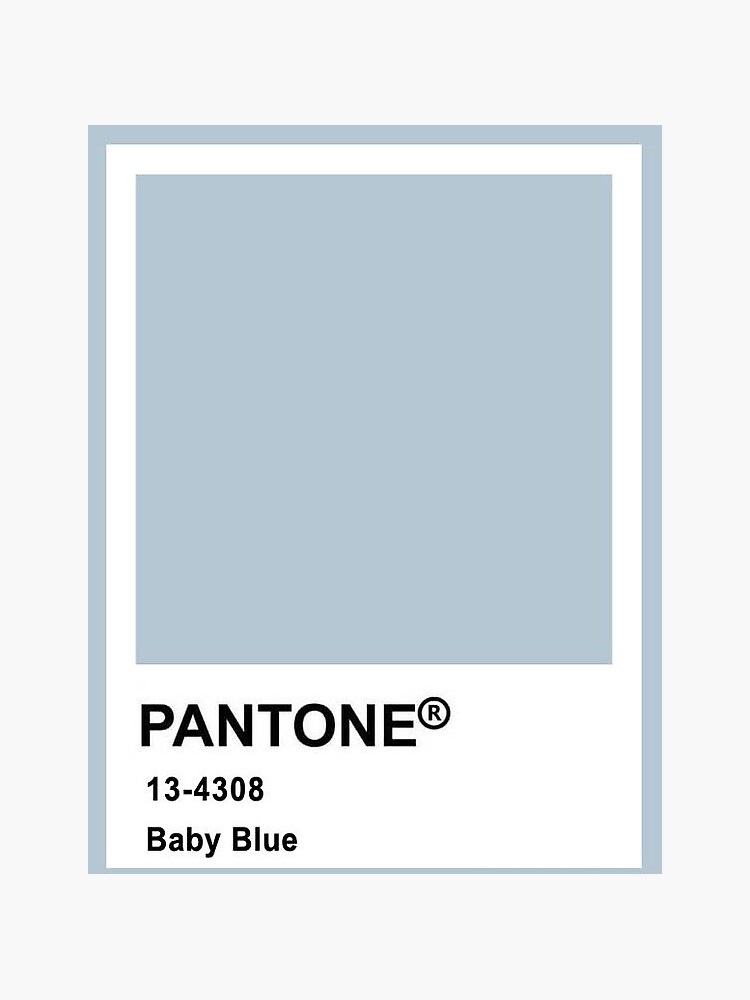 "Pantone Baby Blue" Sticker for Sale by sspacehobo | Redbubble