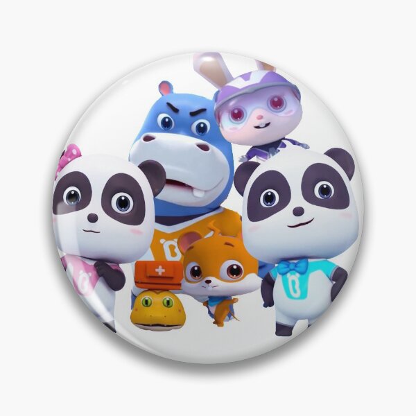 "BabyBus, Super rescue team Kiki and Miumiu Panda Clothing" Pin for ...