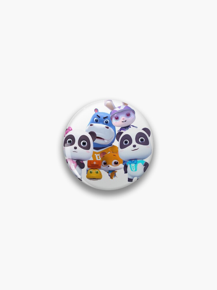"BabyBus, Super rescue team Kiki and Miumiu Panda Clothing" Pin for ...