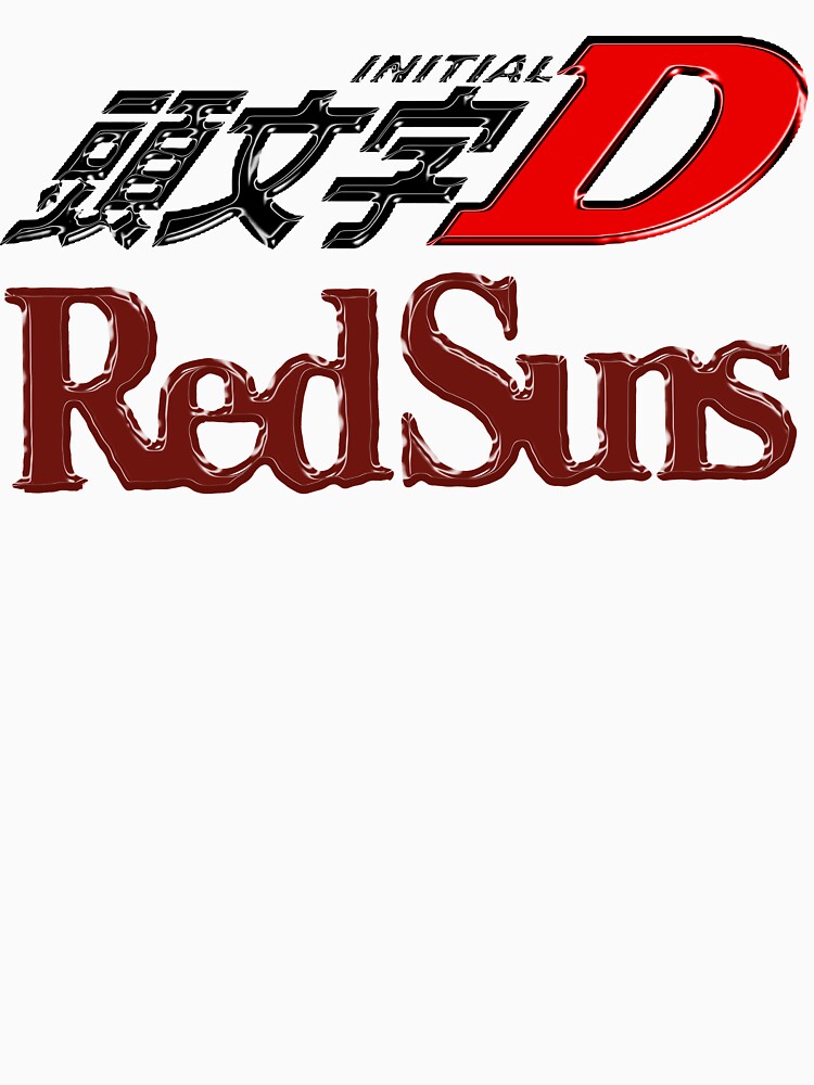 "initial D Redsuns" T-shirt for Sale by killball3000 | Redbubble | cars ...