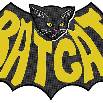 "BatCat" Sticker for Sale by BernardoAbad | Redbubble