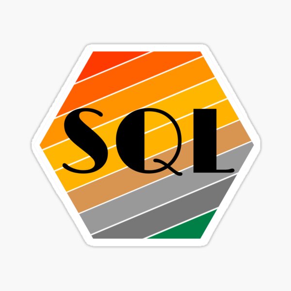 "SQL Retro" Sticker for Sale by ClassyGeek1 | Redbubble