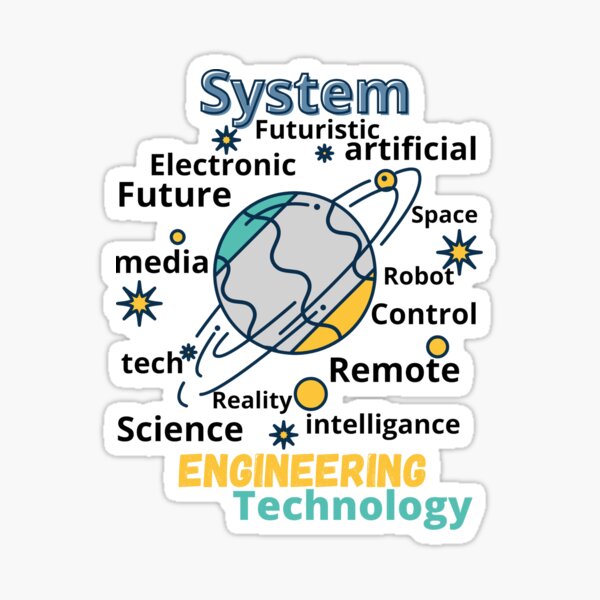 "Engineering Technology" Sticker for Sale by janifa | Redbubble