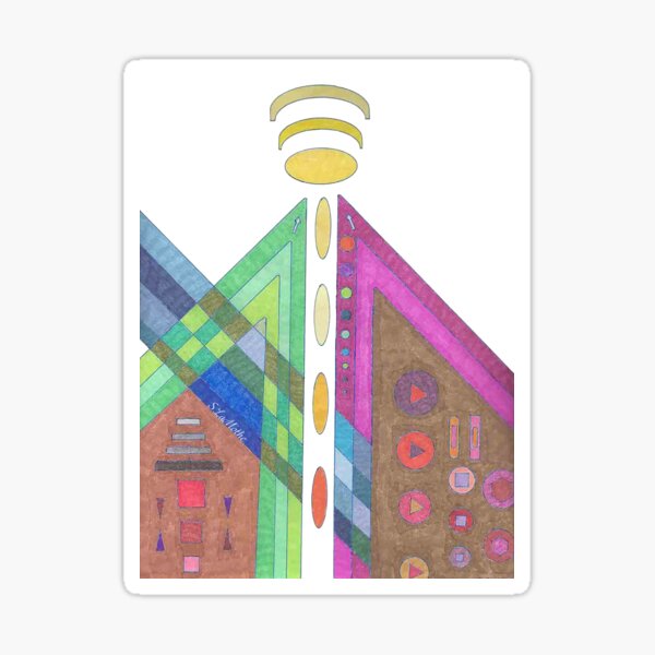 "Abbey" Sticker by SavantArtist | Redbubble