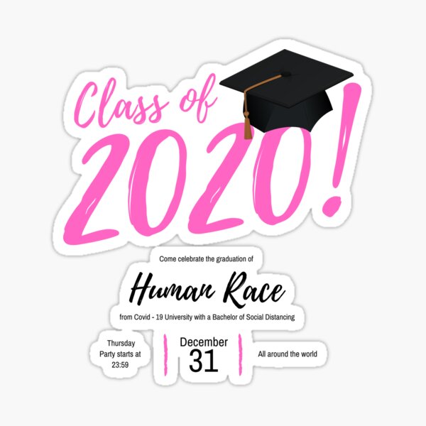 "Class of 2020" Sticker by E-Vibing | Redbubble