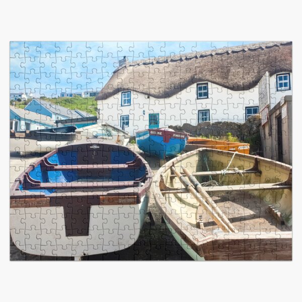 "Tinker Taylor Cottage Sennen Cove Cornwall" Jigsaw Puzzle for Sale by ...