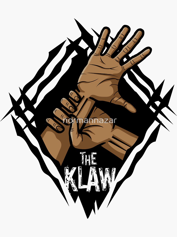 "The Klaw" Sticker by normannazar | Redbubble