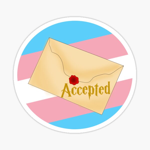 "Accepted" Sticker by GardenPalette | Redbubble