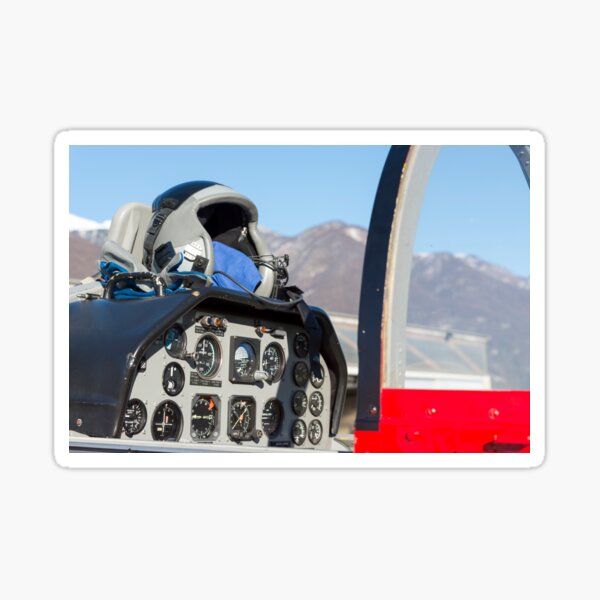 "Cockpit" Sticker by matsilvan | Redbubble