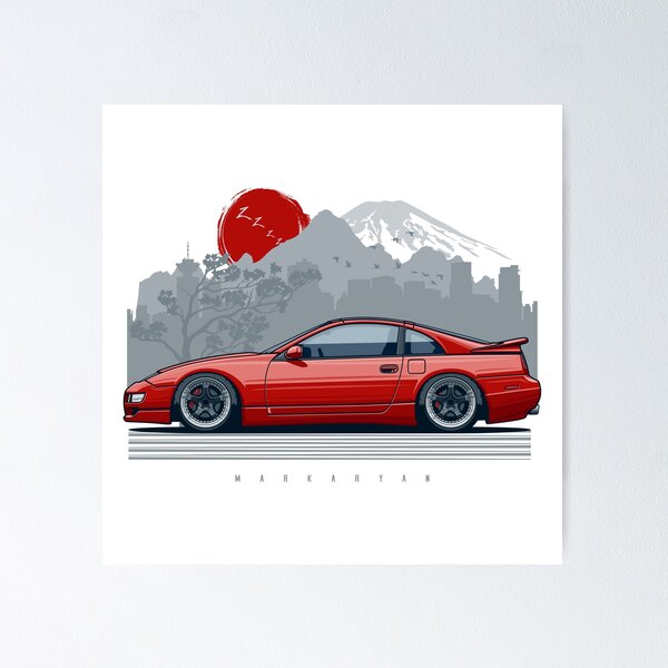 "300ZX Z32" Poster for Sale by OlegMarkaryan | Redbubble