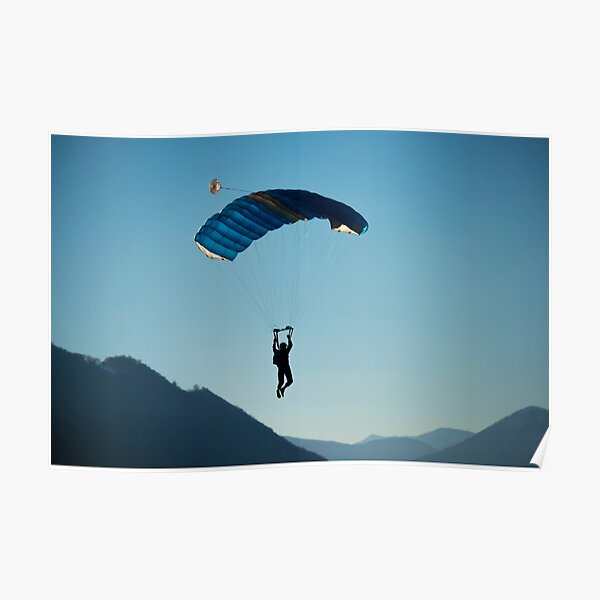 "Parachute" Poster by matsilvan | Redbubble