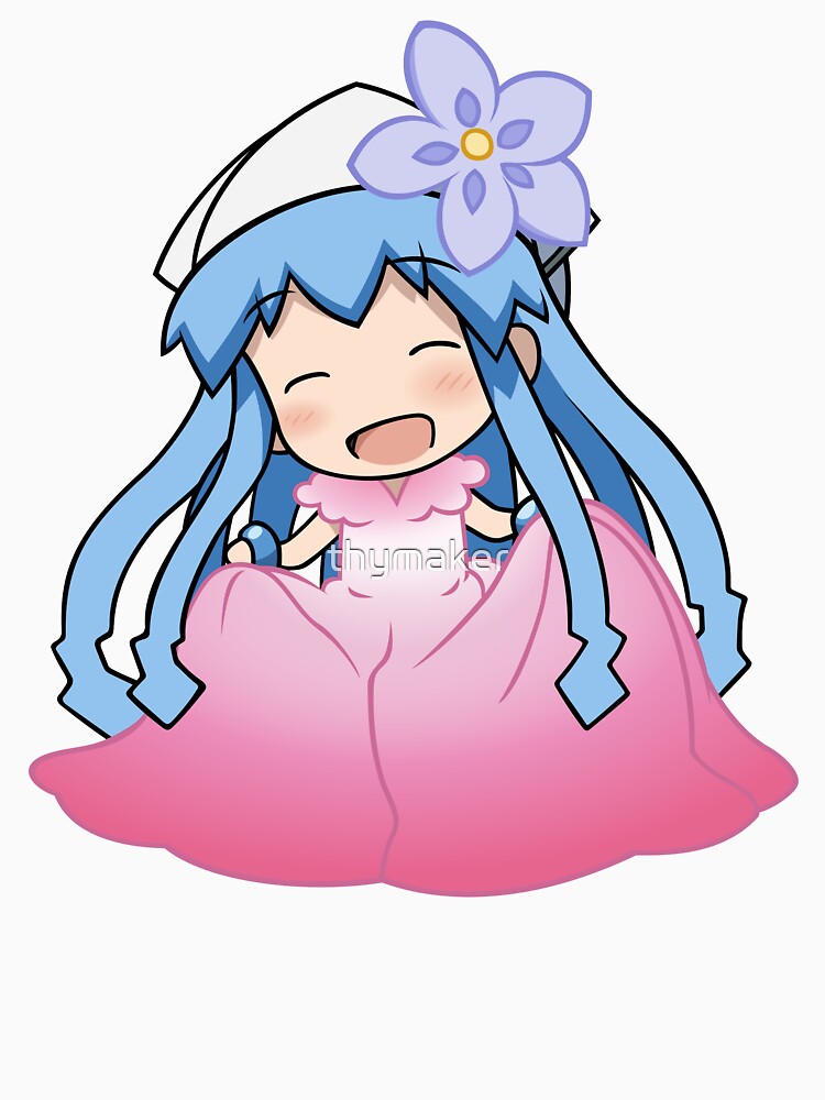 "Ika Musume Chibi" T-shirt by thymaker | Redbubble | shinryaku ika ...