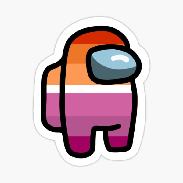 Paper & Party Supplies Among Us Pride Sticker Transexual Stickers etna ...