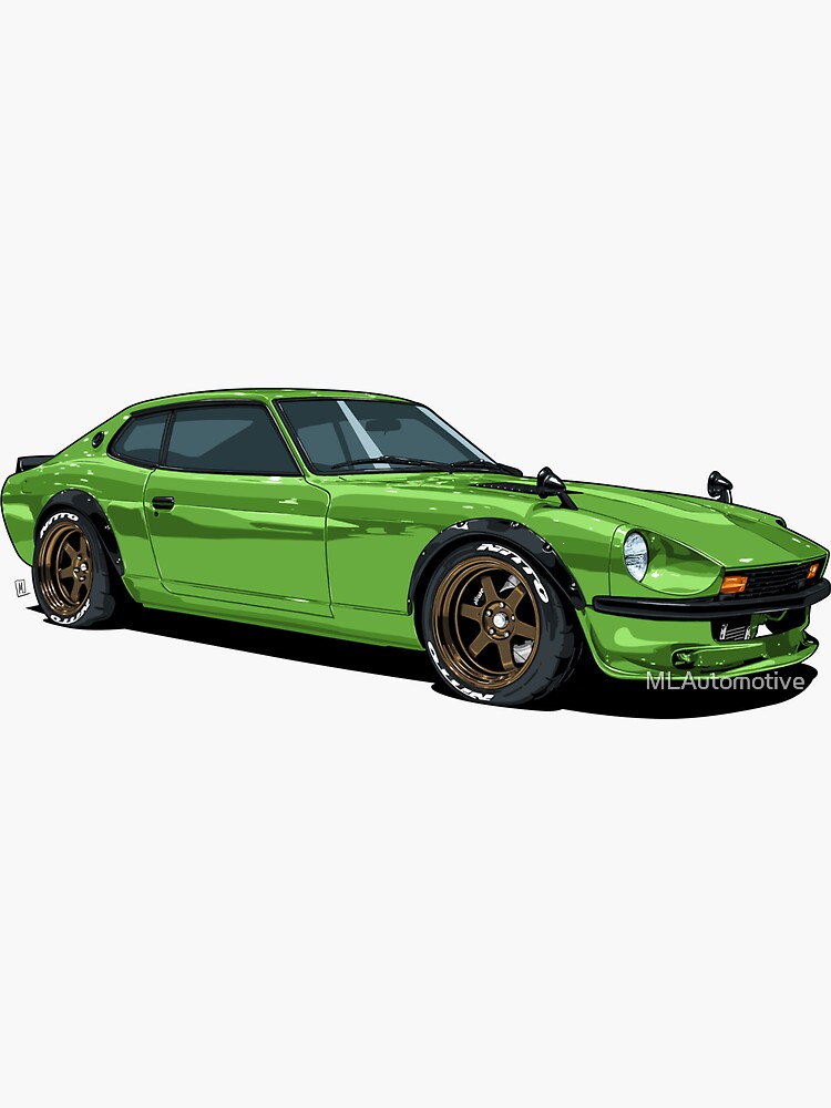 "280z" Sticker for Sale by MLAutomotive | Redbubble