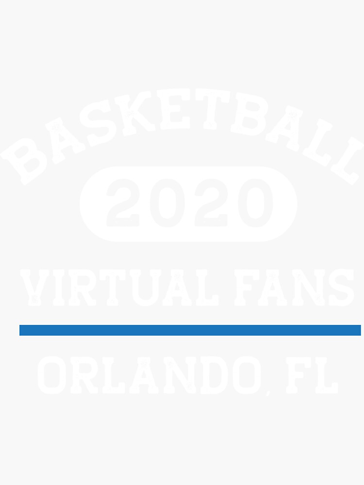 "Basketball Virtual Fans" Sticker for Sale by slamhighdesign | Redbubble