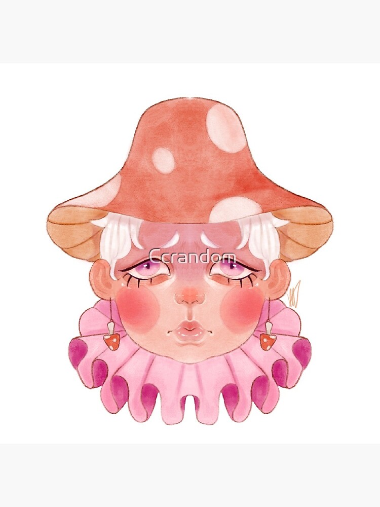 "mushroom clown" Pin for Sale by Ccrandom | Redbubble