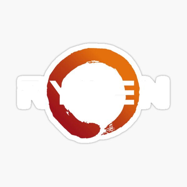 "AMD Ryzen Logo" Sticker for Sale by AardvarkGuy | Redbubble