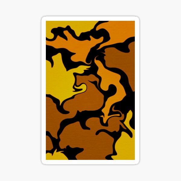 "Yellow Coma Design" Sticker for Sale by Misfits Store's | Redbubble