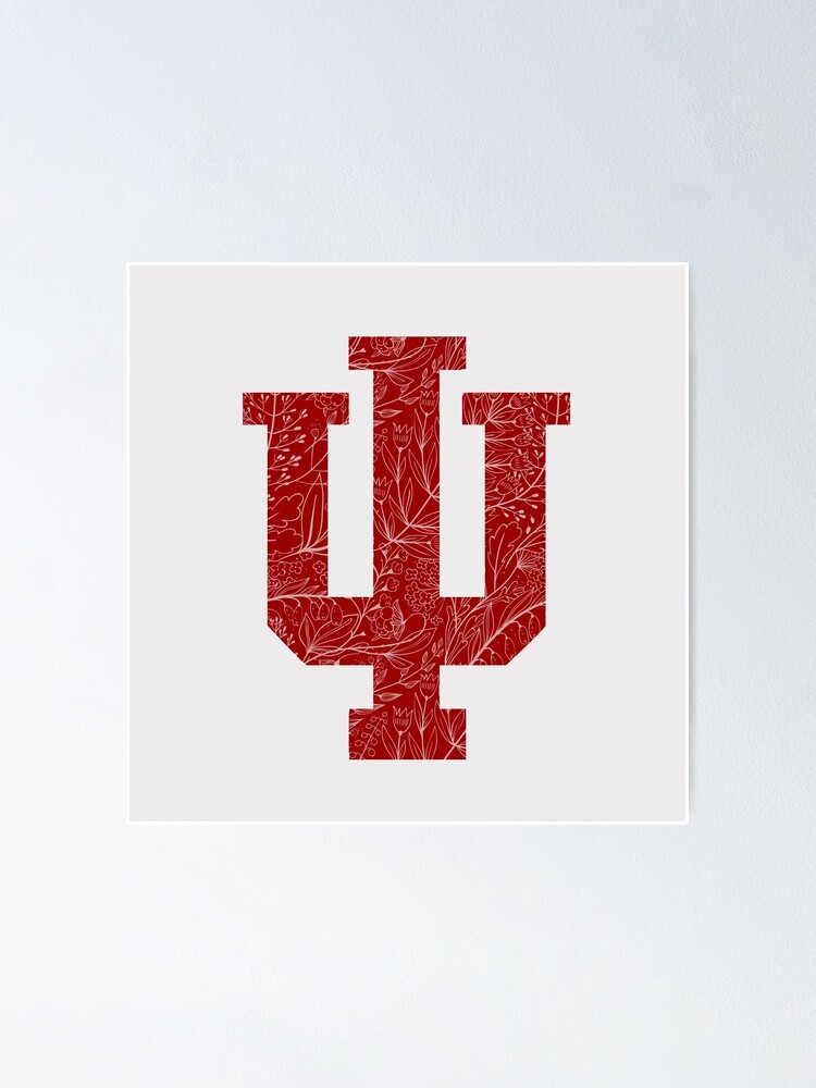 "Indiana University IU logo" Poster by maddieblue424 | Redbubble