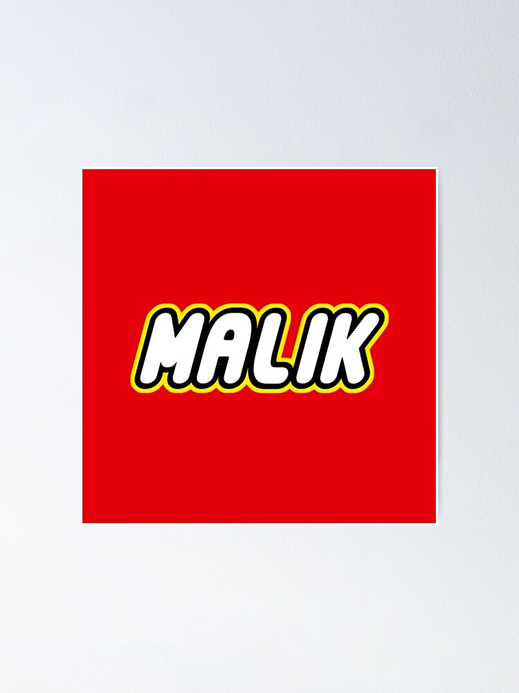 Póster «Pieza de calidad premium para Malik. Regalo para niños que aman ...