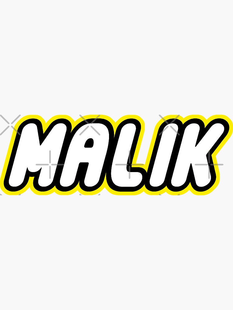 Name M A L I K Logo