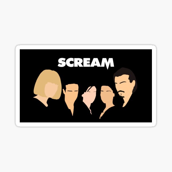 "Scream Poster Art" Sticker for Sale by ReganM348 | Redbubble