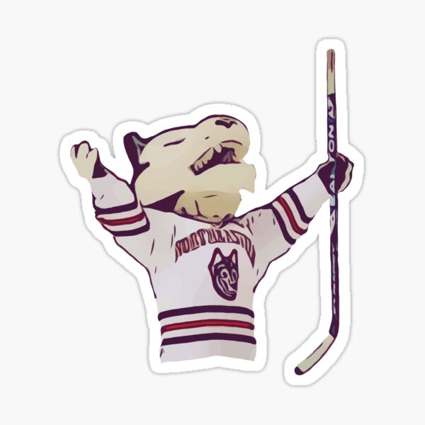 "Northeastern University Mascot Paws" Sticker for Sale by guac-anmol-e ...