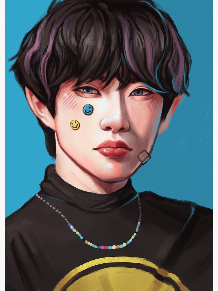 "TXT Beomgyu Portrait" Sticker for Sale by pumakosmos | Redbubble