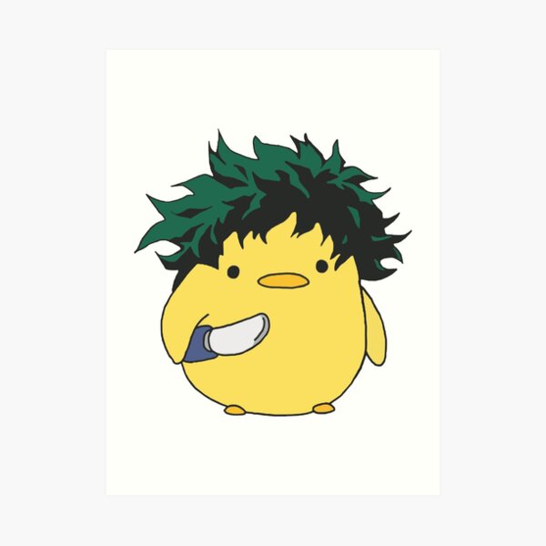 "Deku Quack , hero duck , deku duck " Art Print by astarothxart | Redbubble