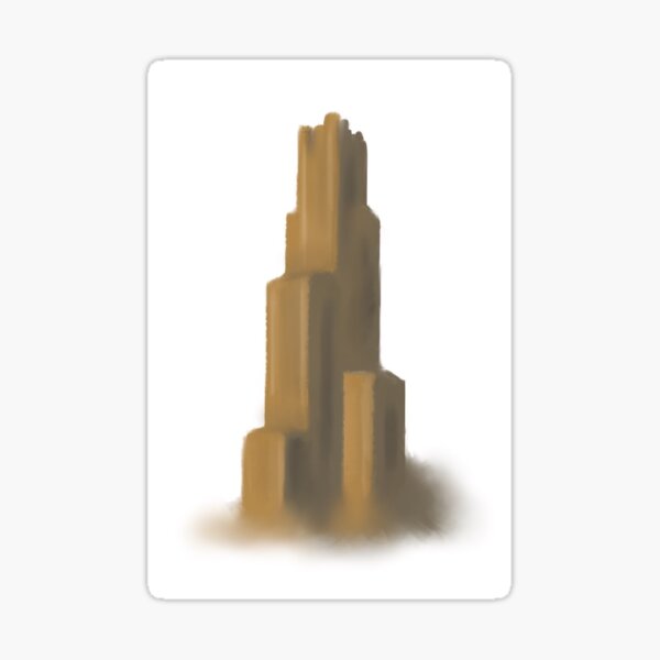 "Cathedral of Learning" Sticker for Sale by pittcrisis | Redbubble