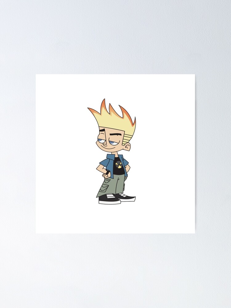 "Johnny Test Sticker" Poster by radguys | Redbubble