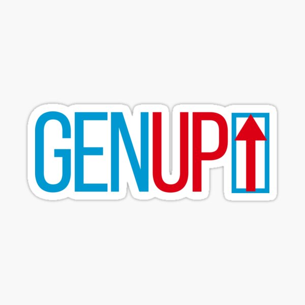 "GENup Logo" Sticker for Sale by GENup | Redbubble