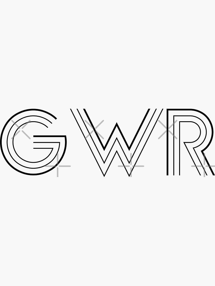 "GWR, Great Western Railway old style" Sticker by MJLdesigns | Redbubble