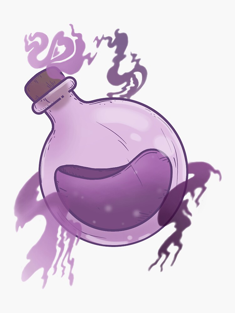 "purple potion" Sticker by phari | Redbubble