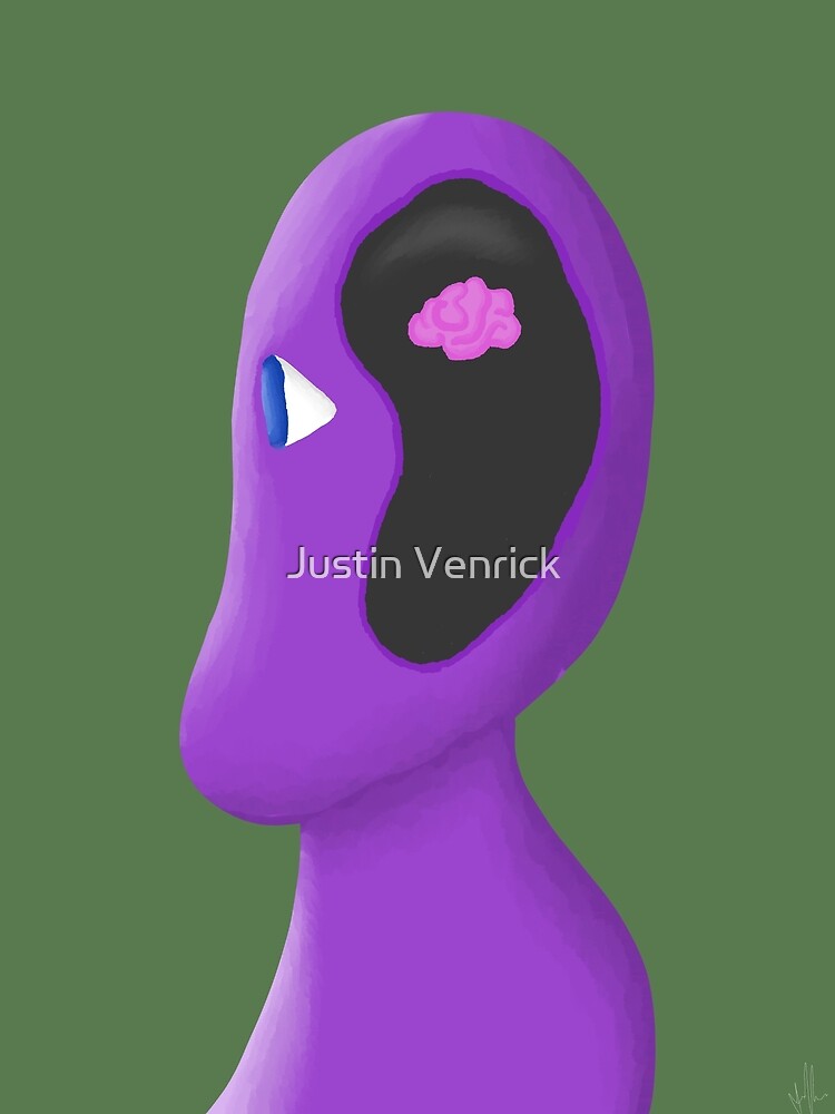 "Pea Brain" Poster for Sale by sirsaturn | Redbubble