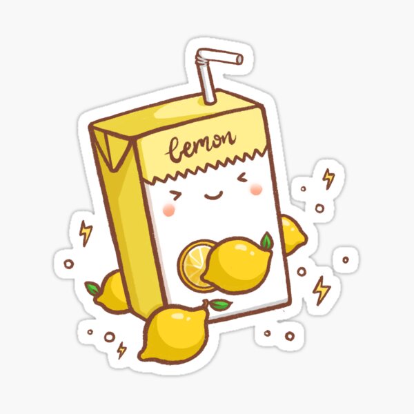 "Lemon Juice" Sticker for Sale by mschibious | Redbubble