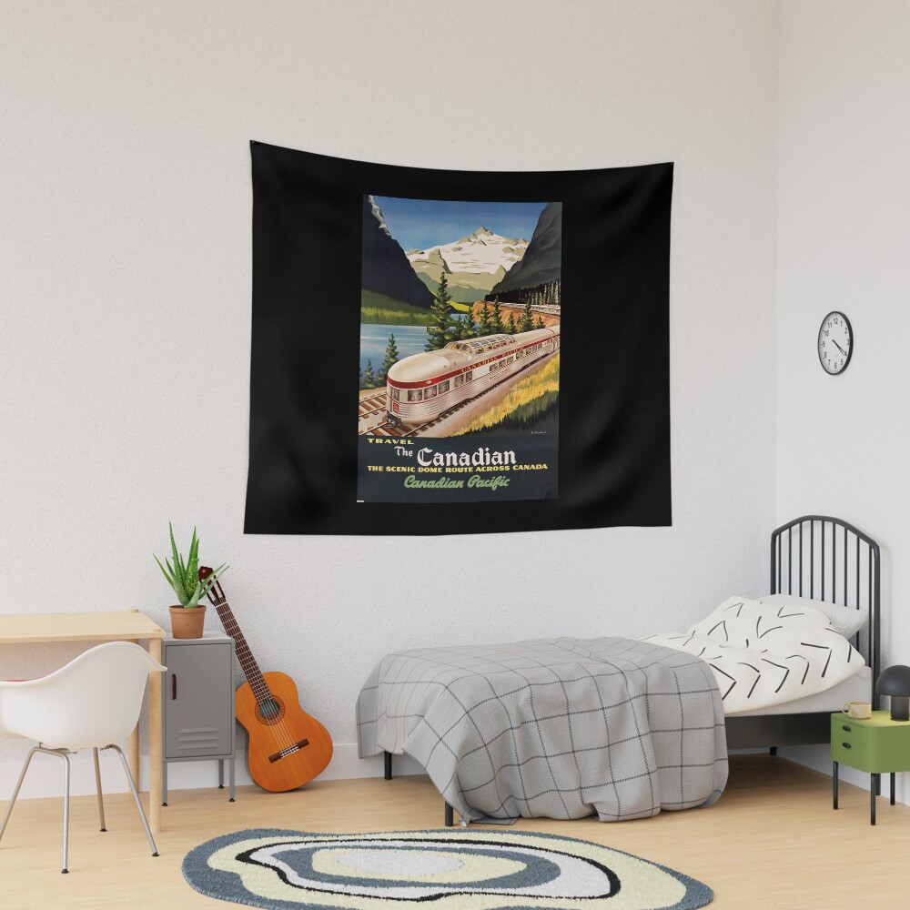 "Travel the Canadian retro poster" Poster by CorasPosters | Redbubble