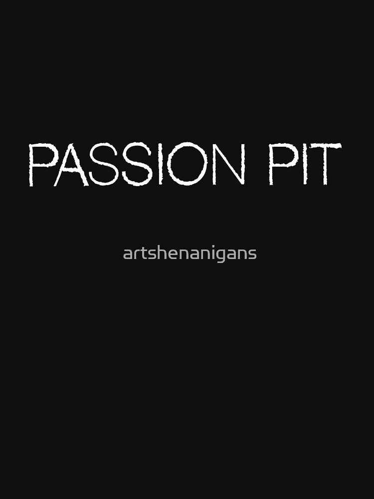 "Passion Pit Logo" T-shirt for Sale by artshenanigans | Redbubble ...