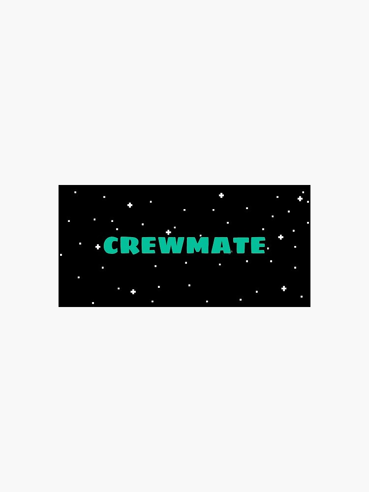 "CREWMATE logo" Sticker by XaviCarter | Redbubble