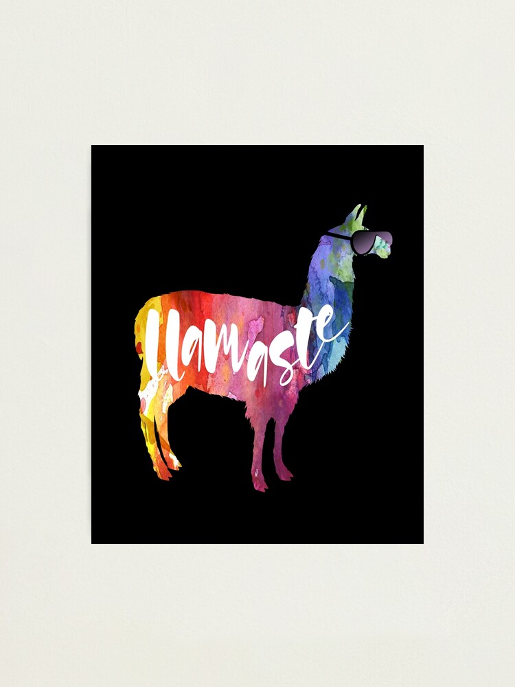 "Llamaste Llama with sunglasses." Photographic Print for Sale by ...