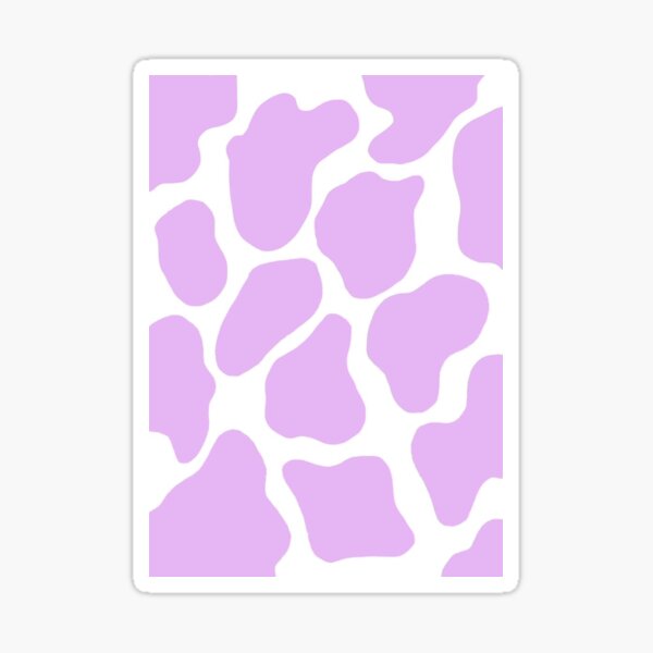"Cute Pink Cow Print" Sticker for Sale by janicejun | Redbubble