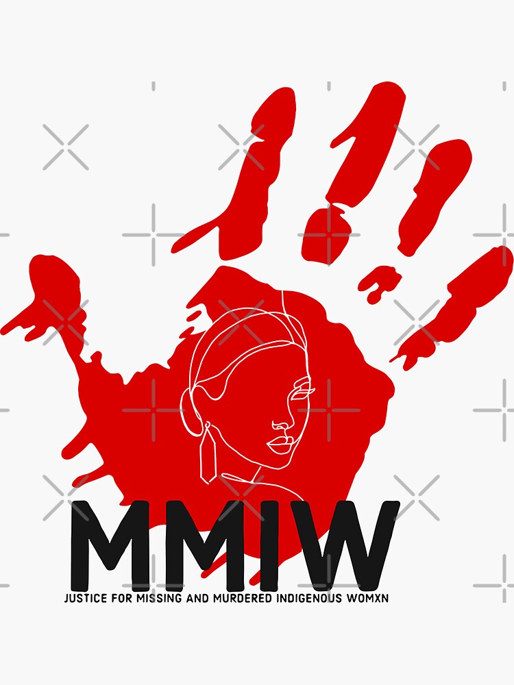 "MMIW Awareness" Sticker for Sale by cheyrose27 | Redbubble