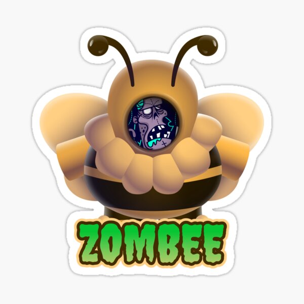 "Zombee" Sticker for Sale by LMZV | Redbubble