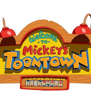 "Toontown" Sticker for Sale by breenahaley | Redbubble