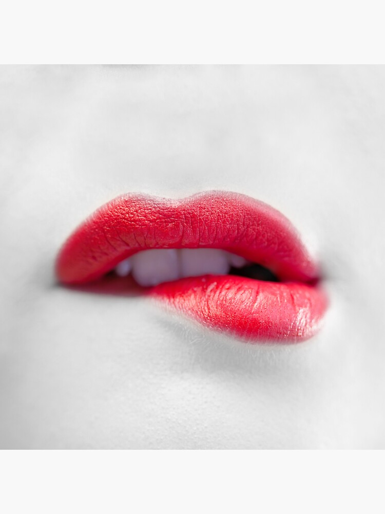 "Labios Rojos" Sticker for Sale by JordyPonce | Redbubble