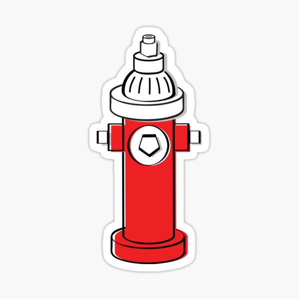 "Fire hydrant" Sticker by nealdepinto | Redbubble